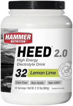 Hammer Nutrition HEED 2.0 High Energy Electrolyte Drink - Lemon Lime ...