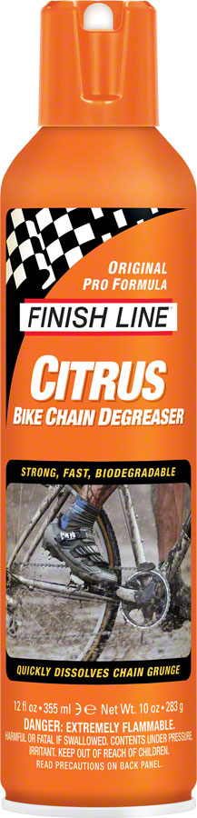 Finish Line Citrus Bike Degreaser, 12oz Aerosol — Playtri