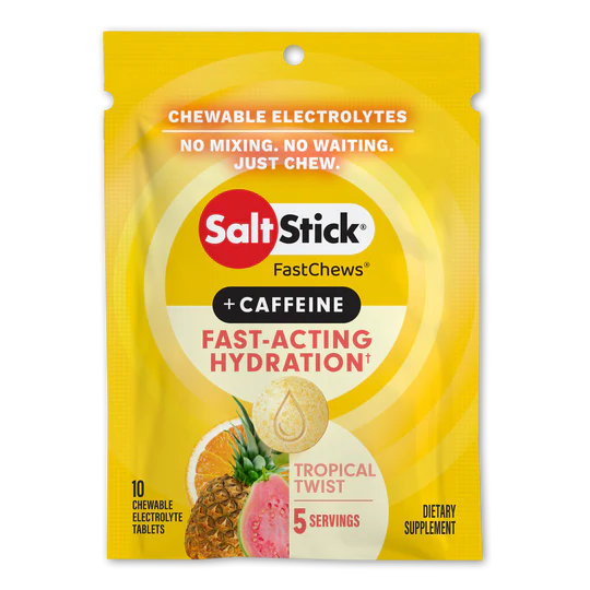 Saltstick Electyrolyte Fast Chews + Caffeine — Playtri