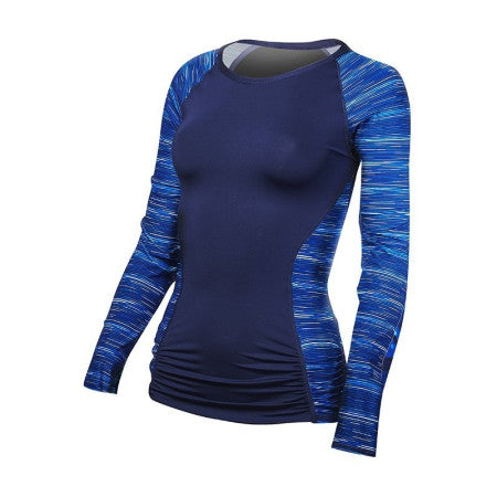 Women's TYR Cyprus Aria LS Rash guard — Playtri