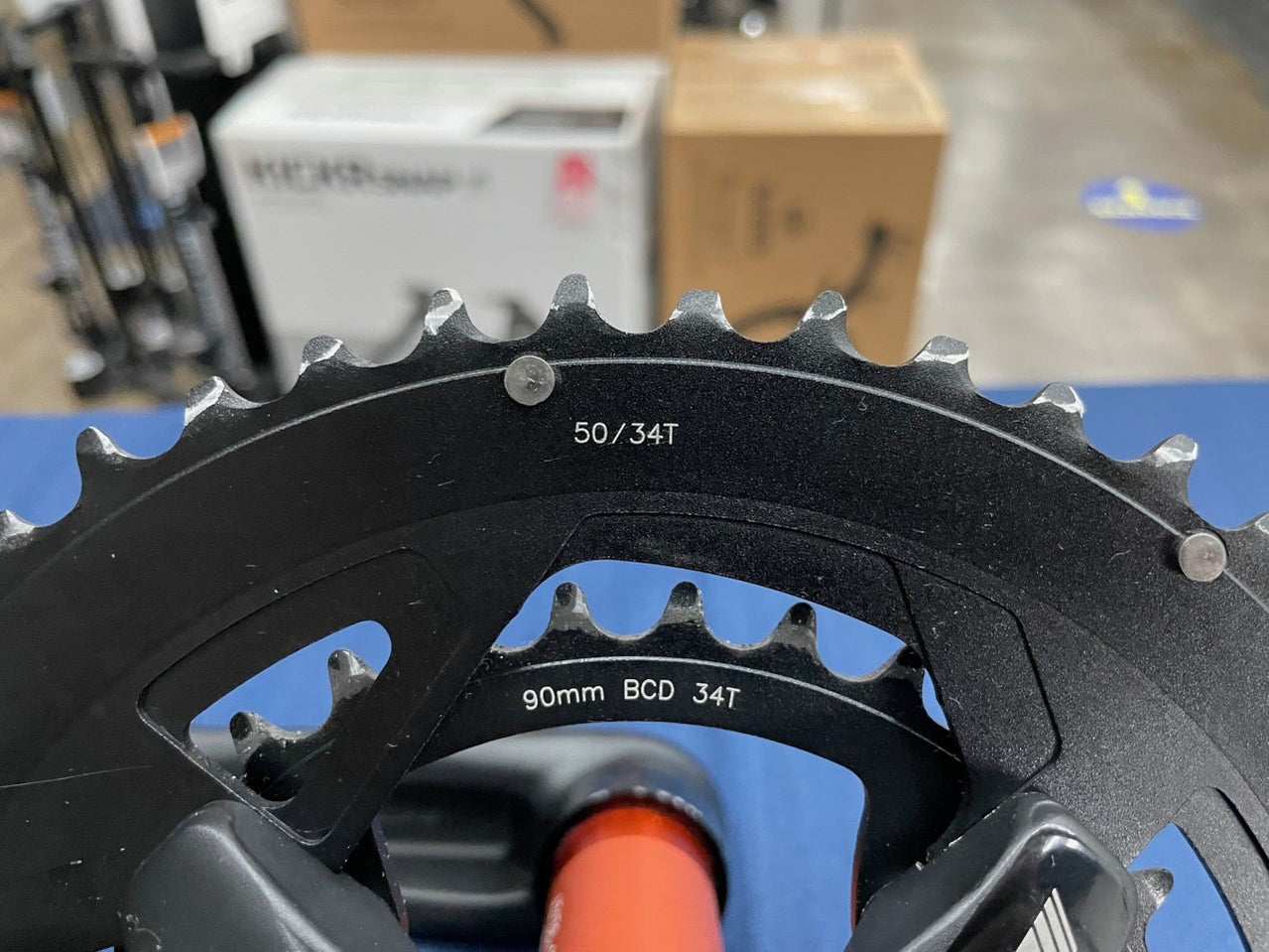 FSA Crankset, Gossamer Pro Crankset, 50/34T x 170mm, 120mm/90mm BCD, 3 ...